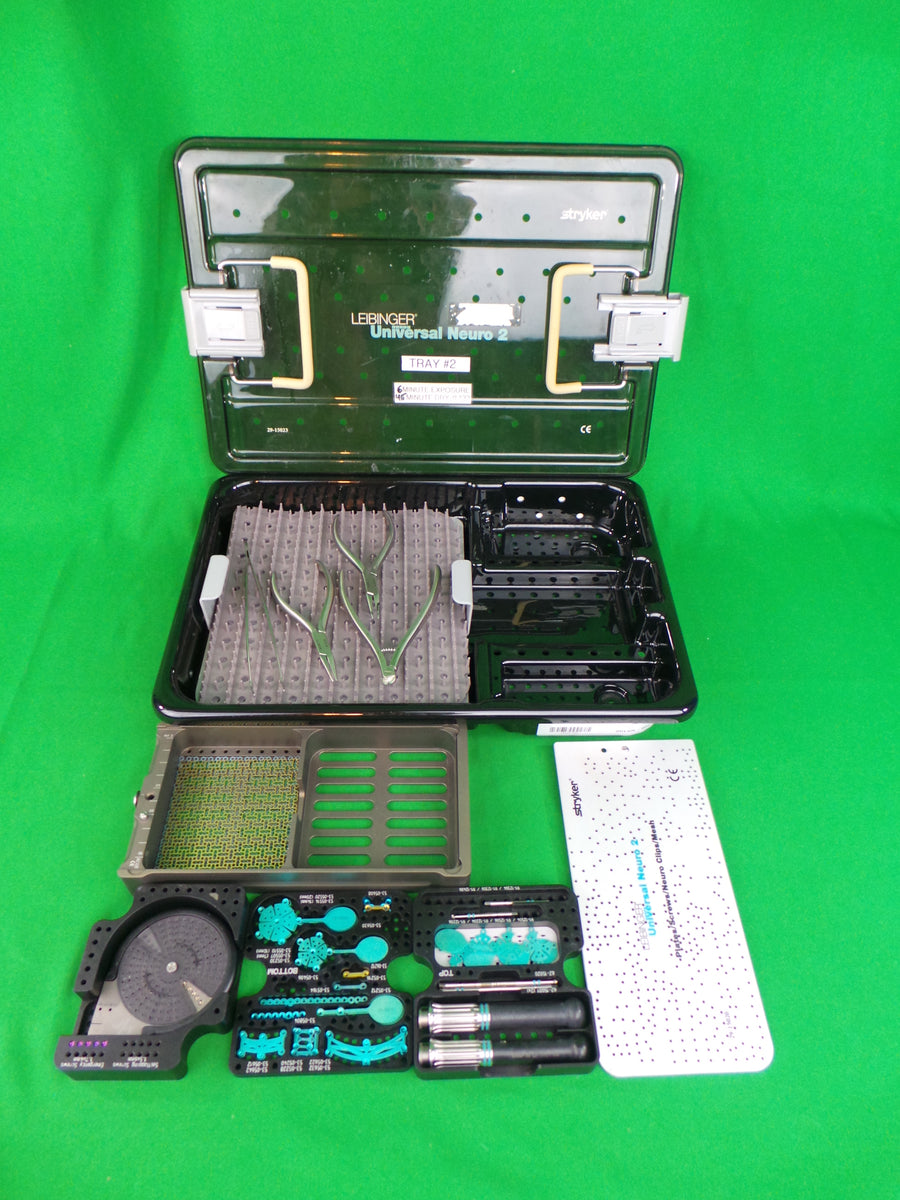 Stryker 29-15023 Universal Neuro 2 System Plates Screws Neuro Clips Me ...