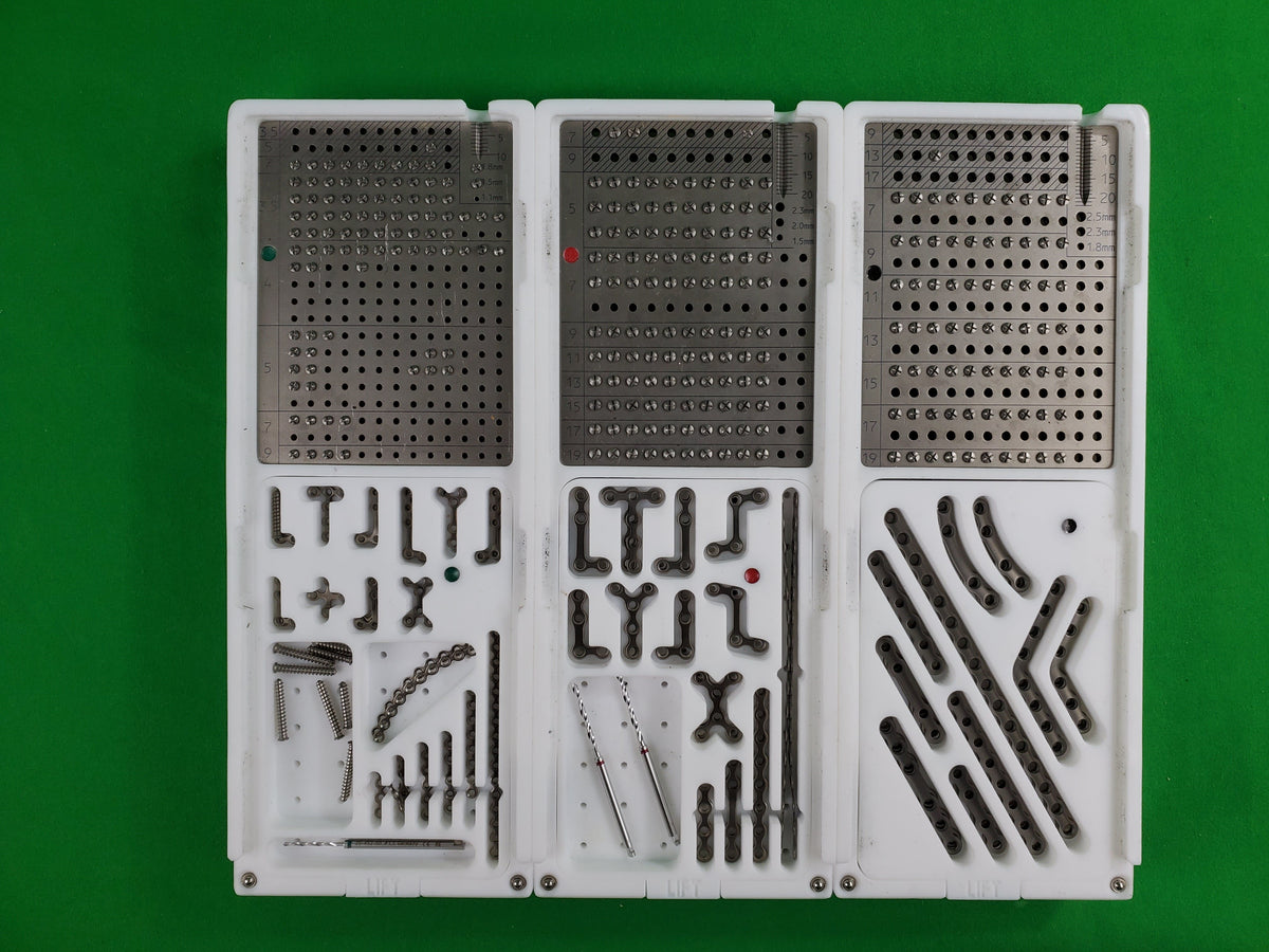 KLS Martin Modular Osteosynthesis System Implants Module 1.5 mm 2 mm 2 ...