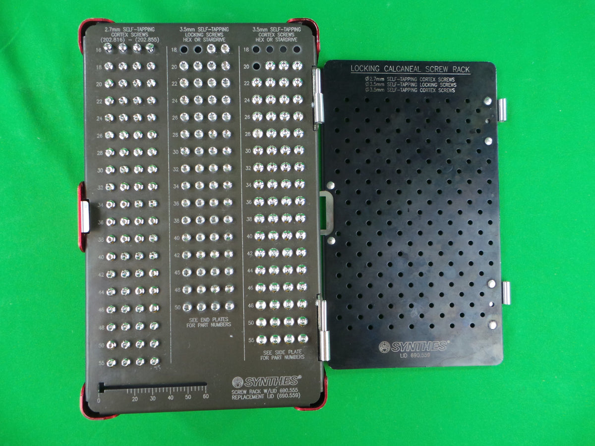 Synthes Locking Calcaneal Plate and Screw Set Implants and Instruments ...