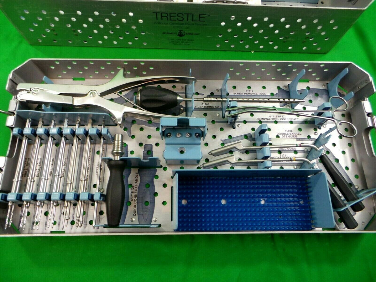 Alphatec Spine Trestle Anterior Cervical Set Plate System – MedUSA Sales