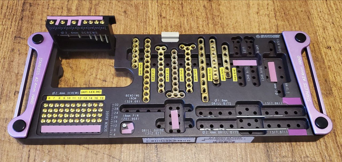 Synthes 2.4mm Modular Hand Implants Plates – MedUSA Sales