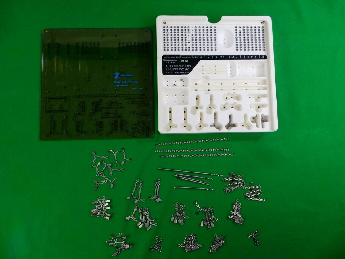 ZIMMER Biomet Mandibular Plate Systems dental osteosynthesis maxillofa ...